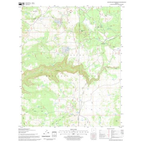 Apache Maid Mountain Quadrangle Arizona Stanfords