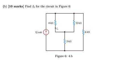 solved find i0 ﻿for the circuit in figure