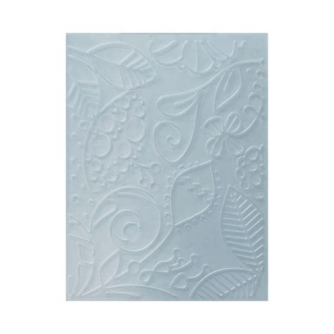 Poppy Crafts Embossing Folder 296 Retro Leaves Craftonline
