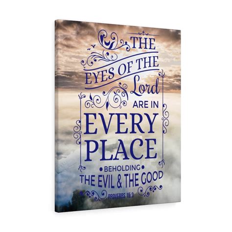 Scripture Walls The Evil And The Good Proverbs 153 Bible Verse Canvas