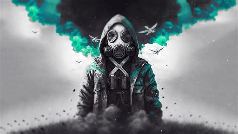 Gas Mask Poison K J Wallpaper Pc Desktop