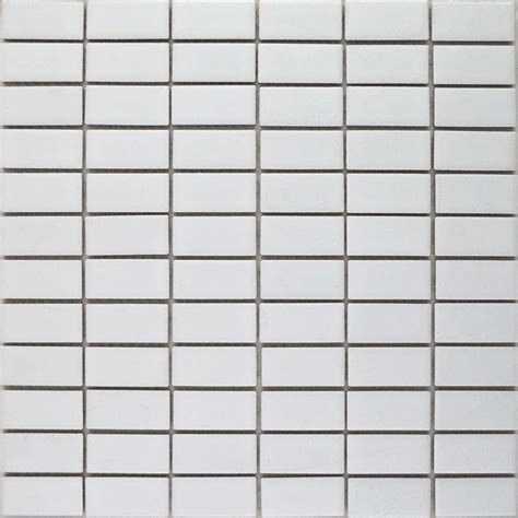 Juliette White Mosaic Brick Tile 30x30cm Luxury Tiles Uk