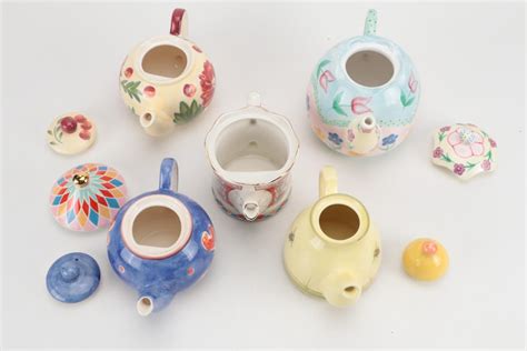 April Cornell And More Ceramic Teapots Ebth