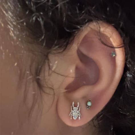 Tiny Stag Beetle Stud Earrings In Sterling Silver Silver Or Gold Or