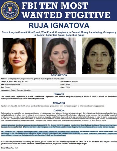 Cryptoqueen Ruja Ignatova Who Stole Billions May Be Hiding In Sa