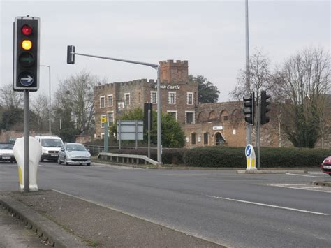Road Junction At Creech Castle Hotel © Roger Cornfoot Geograph