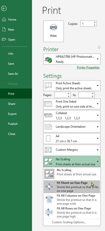 Excelmadeeasy How Can I Print On One Page In Microsoft Excel
