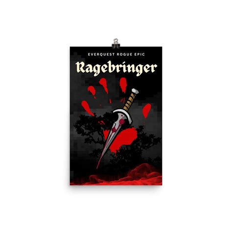Everquest Fan Art Rogue Epic Poster Etsy