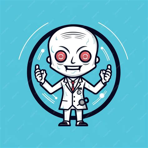 Premium Ai Image Hematologist Mascot For A Company Logo Generative Ai