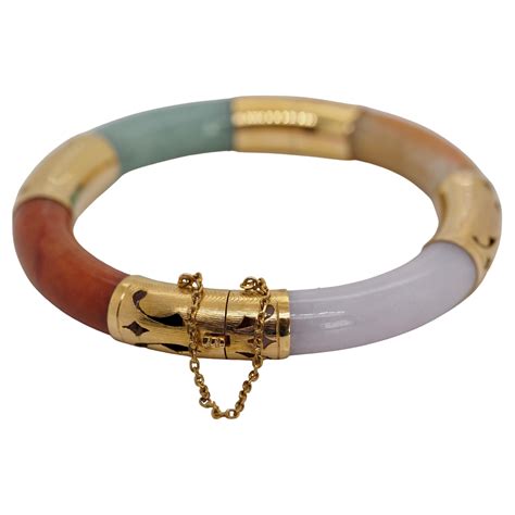 Vintage Jade Bangle Bracelet