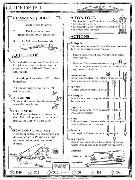 français player s cheat sheets pdf