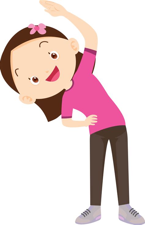 Cute People Training Exercise Cartoon Character 34094771 Png