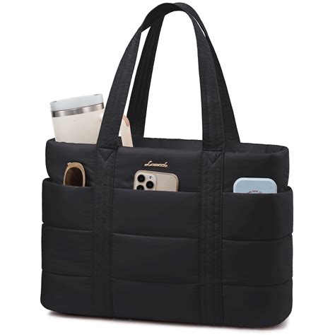Lovevook Tote Bag For Women Large Puffer Work Tote Laptop Bag