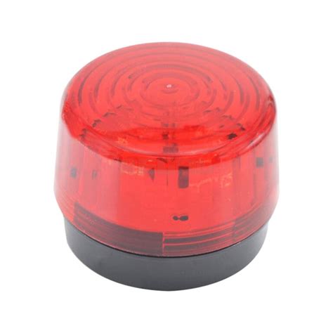 Securi Prod Strobe Large 12v Red Stemar Security Systems