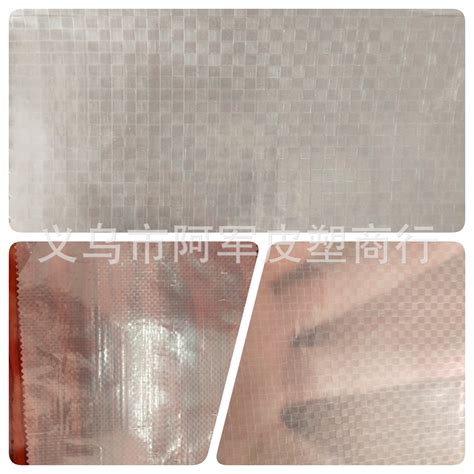 优质大量现货 白色透明 120克 Pe 防水篷布 塑料编织布购物袋布 阿里巴巴