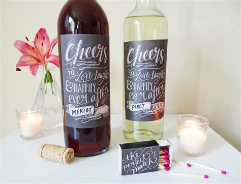 Make Your Own Custom Wine Labels For Free