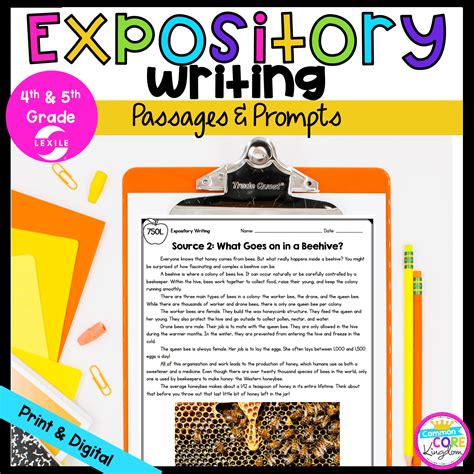 Opinion Writing Passages And Prompts 4th And 5th Grade Magicore
