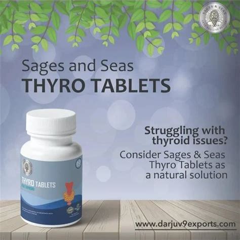 Sages Seas Thyro Tablet At Rs 799piece Ayurvedic Thyroid Capsules