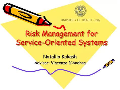 Ppt Risk Management For Service Oriented Systems Powerpoint