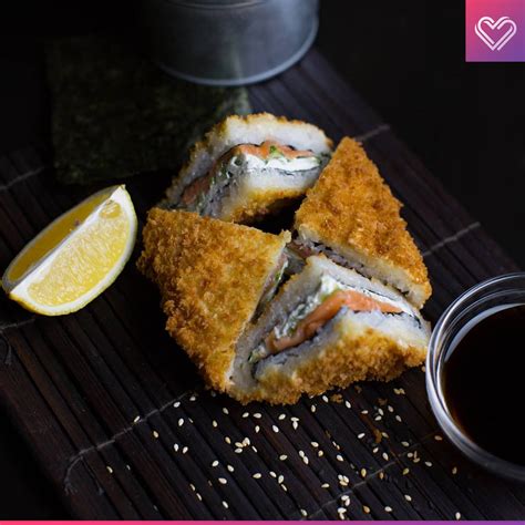 Сэндвич с лососем 4 шт - SUSHI LOVE