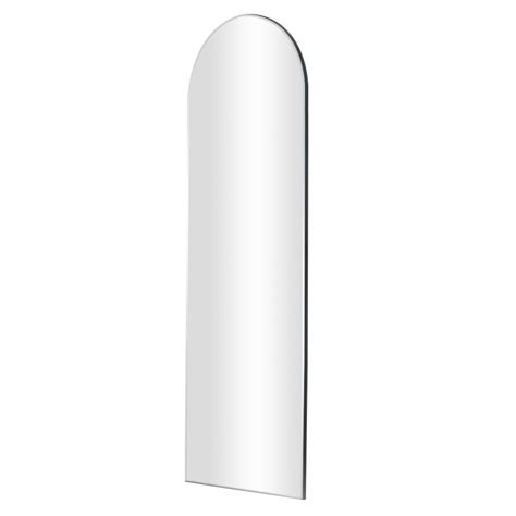 Arched Frameless Full Length Fitting Wall Mirror 60x170 Cm