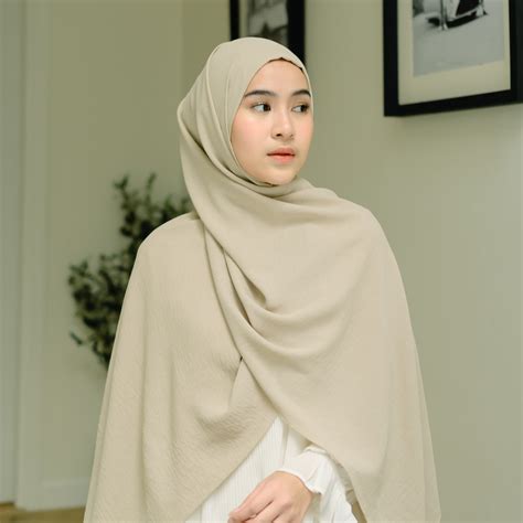 Jual Lozy Hijab Aleza Inner Shawl Pashmina Inner Bahan Airflow Shopee Indonesia