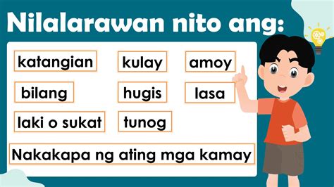 Salitang Naglalarawan Sa Tao Bagay Hayop Lugar O Pangyayari Pptx