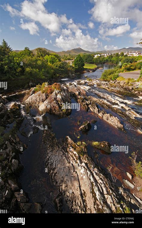 Sneem River And Rocks Below The Village On The Ring Of Kerry County