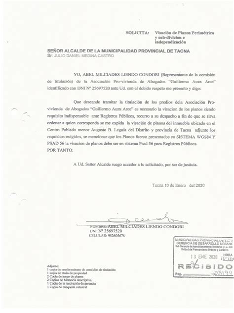 Solicitud De Pedido Pdf