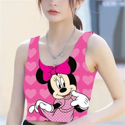Disney Minnie Mouse Crop Tank Top Sold By Exciting Tallie Sku 4349931