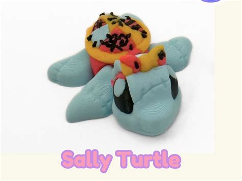 Sally Turtle Flexi By Taikounou Makerworld Download Free 3d Models