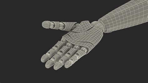 Cyborg Male T Pose 3d Model 169 Usdz Gltf Obj Ma Max Upk