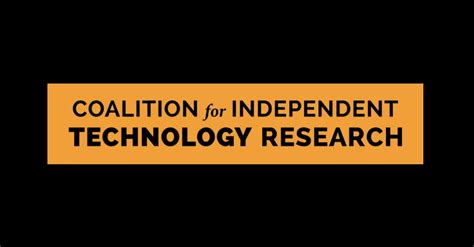 Cdt Joins Coalition For Independent Technology Research Calling On