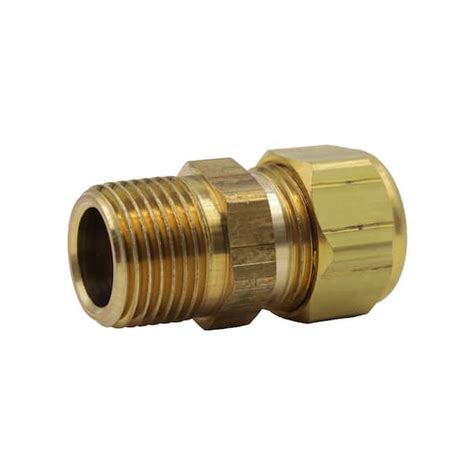 Everbilt 12 In Od Compression X 38 In Mip Brass Adapter Fitting