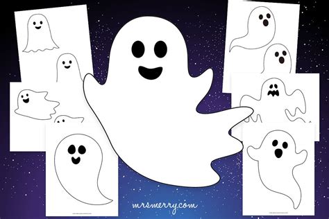 Printable Ghost Patterns Free Printable Ghost