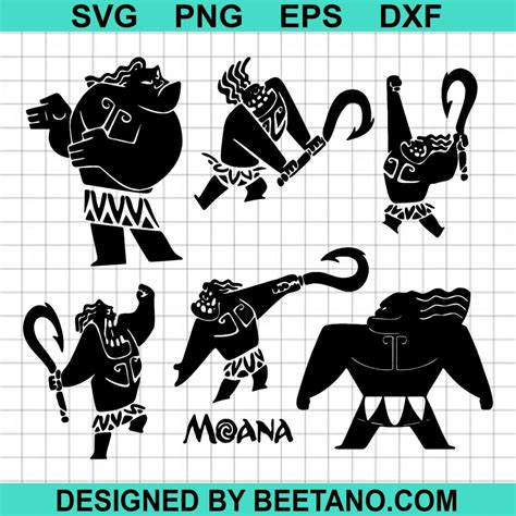 Maui Moana Svg Maui Disney Svg Cut File For Cricut Silhouette Machine