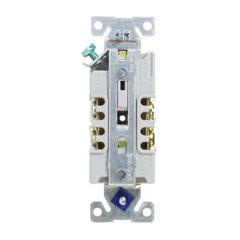 Eaton 20 Amp 125 Volt Commercial Duplex Outlet White 10 Pack Br20w