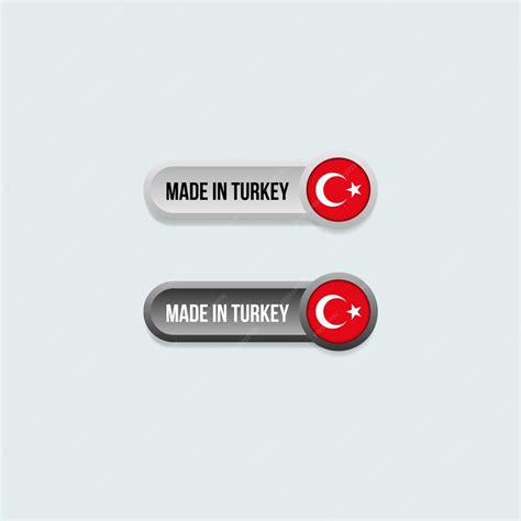 Premium Vector Made In Turkey Label Sticker For Packaging