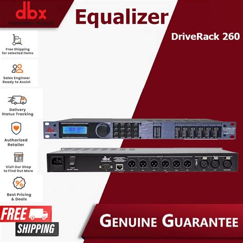 Dbx Driverack 260 2x6 Io Speaker Management System Crossover Graphic