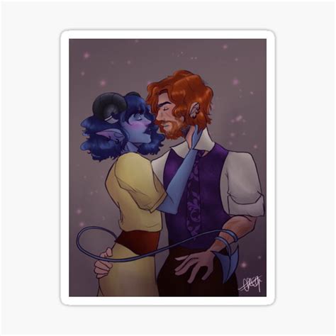 Jester Caleb Kiss Sticker By Bonesout Redbubble