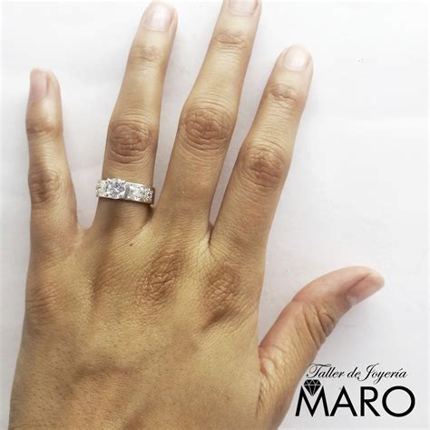Anillo De Compromiso De Plata Taller De Joyería Maro