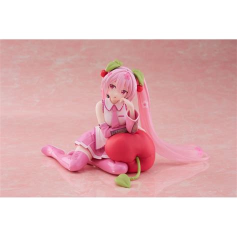 Taito Hatsune Miku Sakura Miku Desktop Cute Figure Cherry Cushion Ver