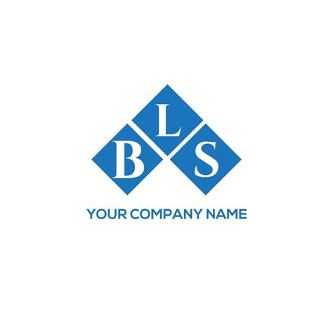 Bls Letter Logo Design On White Background Bls Creative Initials