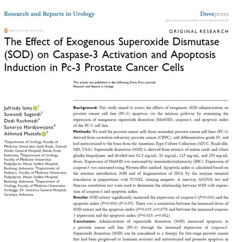 Protective Role Of A Melon Superoxide Dismutase Combined With Gliadin