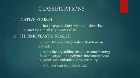 Starch Based Materials Pptx