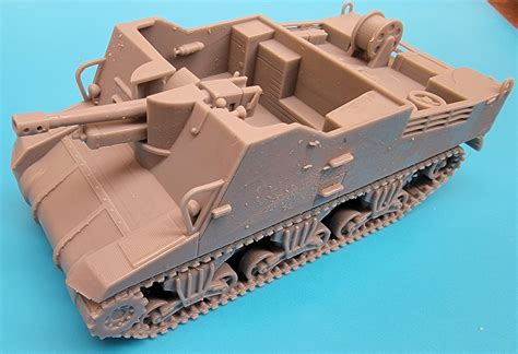 3d Printable M7 Sexton Ii Self Propelled Artillery Tank Canada Ww2 D