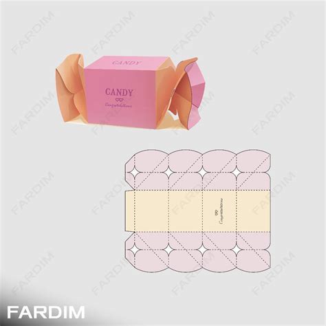 طرح لایه باز جعبه پیتزا مدل مدرن با طرح خط تیغ قالب دایکات