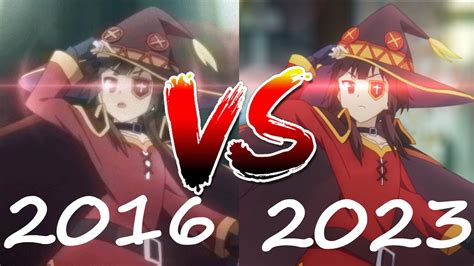 Konosuba Megumin Old Vs New Youtube
