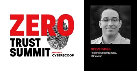 Zerotrust Threatintelligence Microsoft Microsoftsecurity Steve Faehl