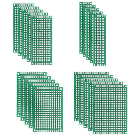 Double Sided Pcb Board Printed Circuit Boards Kit 4 Sizes Prototyping